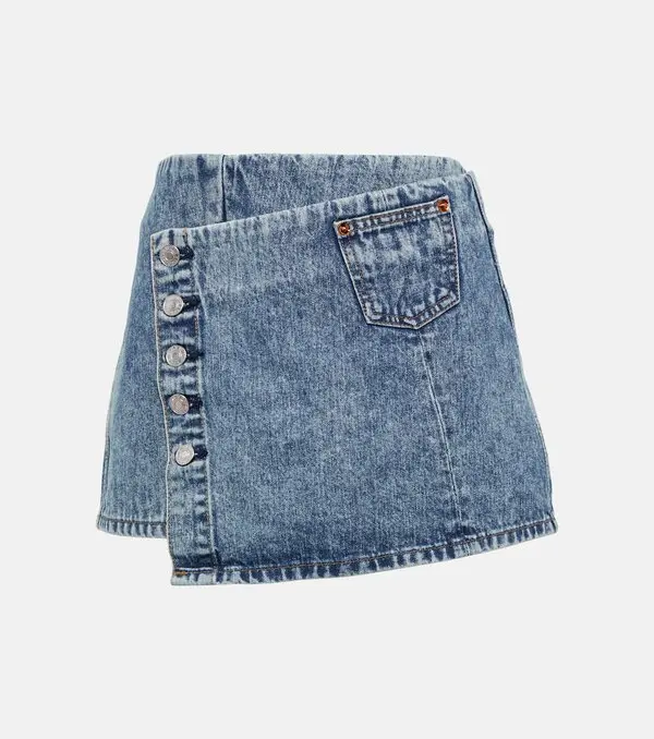 RE/DONE Denim Wrap Skirt