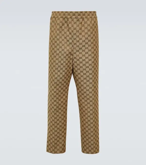 Gucci Gg Supreme Cotton-blend Pants