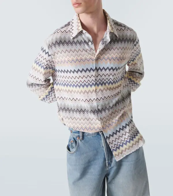 Missoni Zig Zag Cotton Shirt