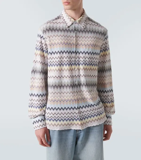 Missoni Zig Zag Cotton Shirt