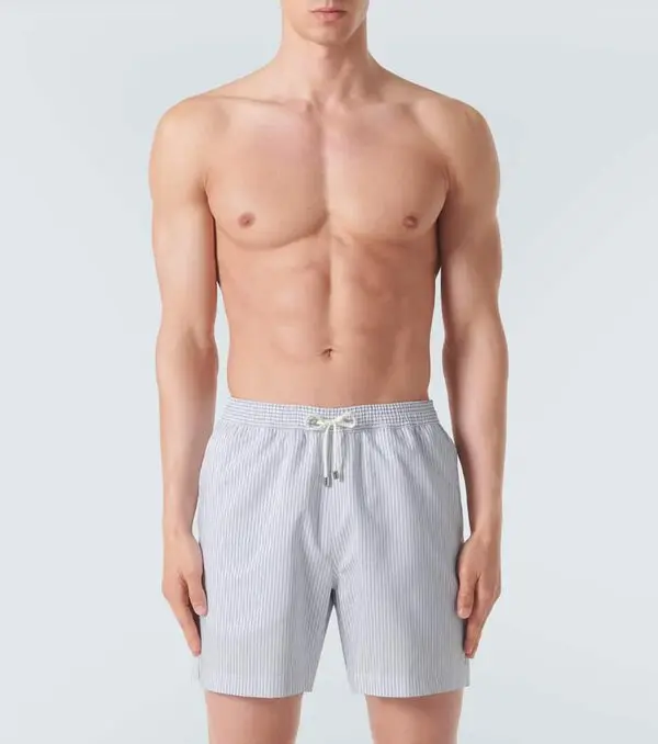 Sunspel Striped Swim Trunks - Multicoloured