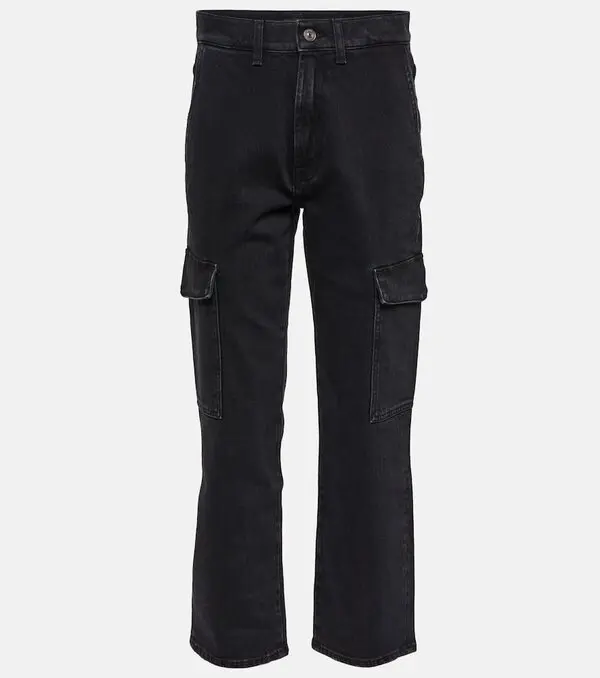 7 For All Mankind Logan Cropped Straight Jeans