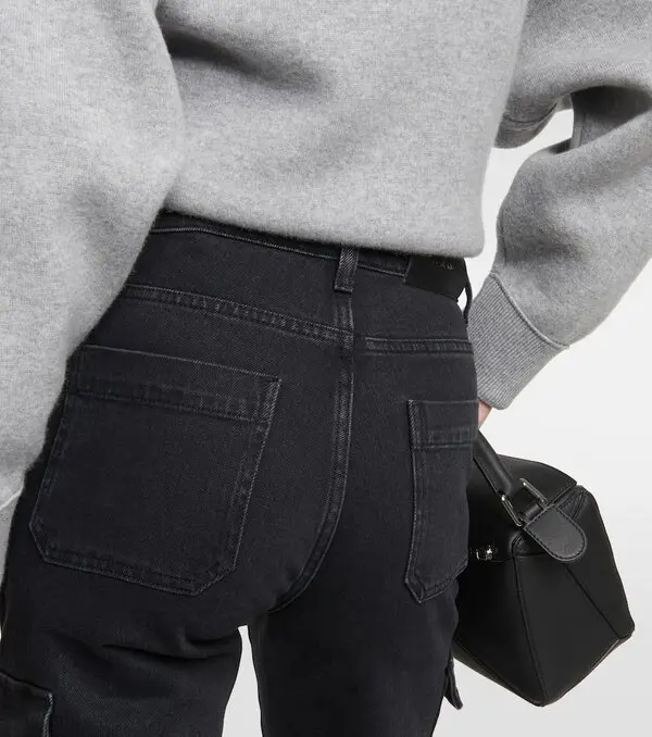7 For All Mankind Logan Cropped Straight Jeans