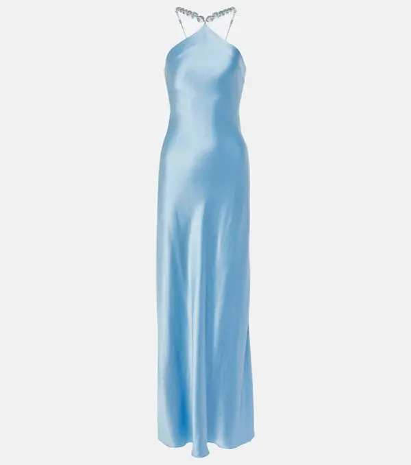 Staud Cadence Beaded Gown