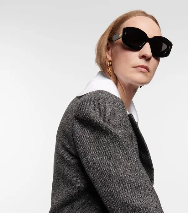 Loewe Rectangular Frame Sunglasses - Black