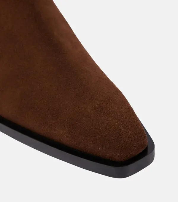 Proenza Schouler Bronco Suede Chelsea Boots - Brown