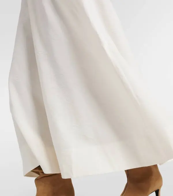 TOTEME Cotton-blend Maxi Dress