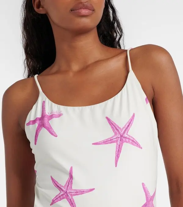Valentino Garavani Starfish Printed One Piece Swimsuit