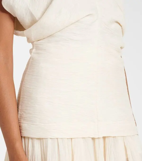 TOTEME Draped Top - White