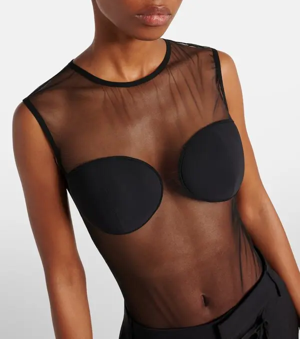 NENSI DOJAKA Mesh Bodysuit