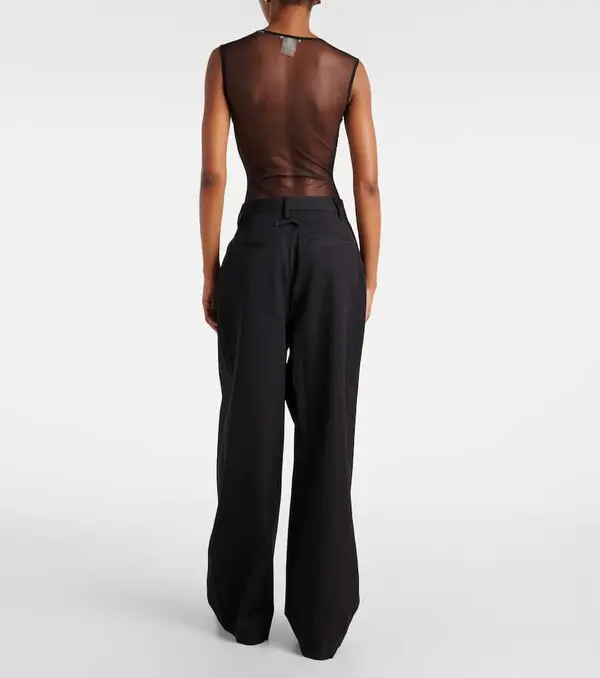 NENSI DOJAKA Mesh Bodysuit