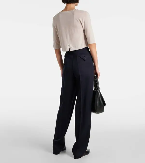 Max Mara Cropped Wool Cardigan