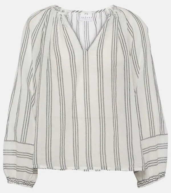 Velvet By Graham & Spencer Gianna Embroidered Top