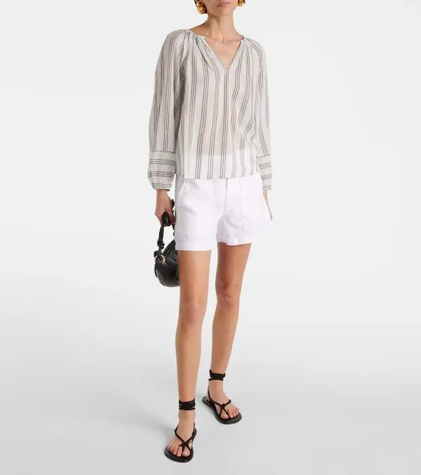 Velvet By Graham & Spencer Gianna Embroidered Top