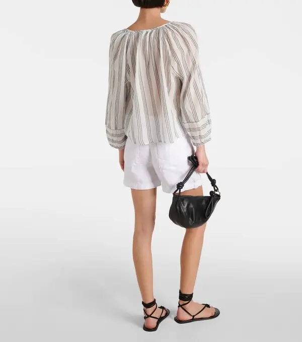 Velvet By Graham & Spencer Gianna Embroidered Top