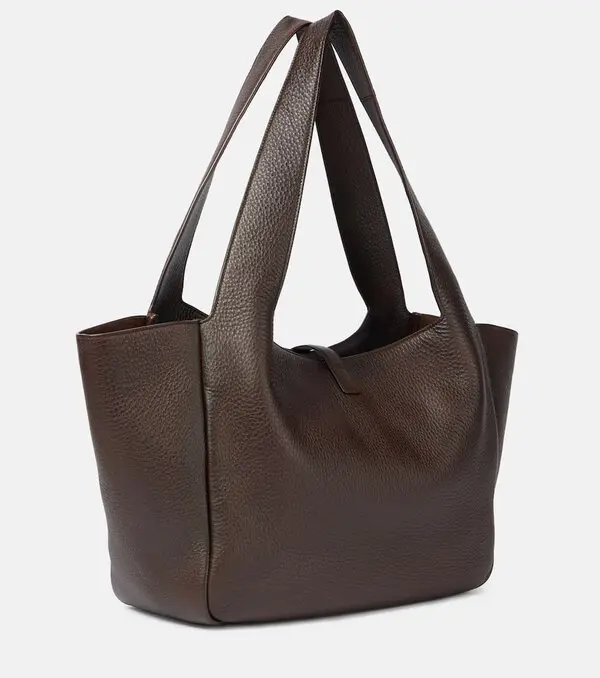 Saint Laurent Le 5 A 7 Bea Large Leather Shopper