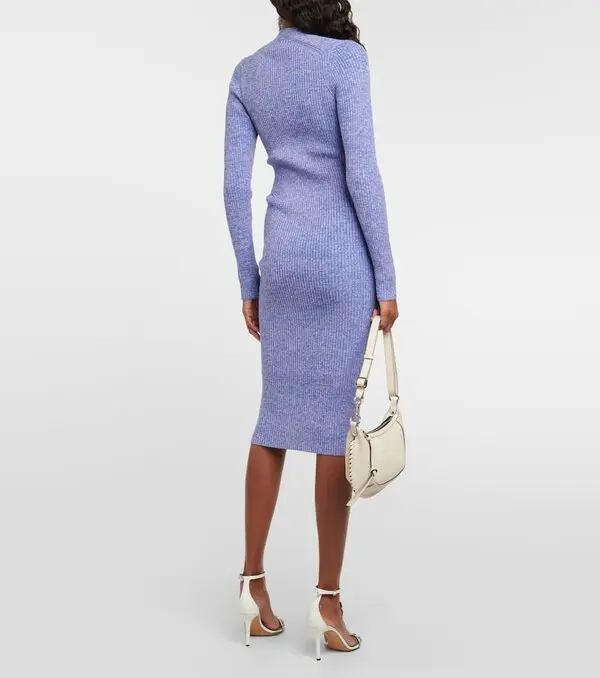 Isabel Marant Étoile Zael Wool-blend Midi Dress