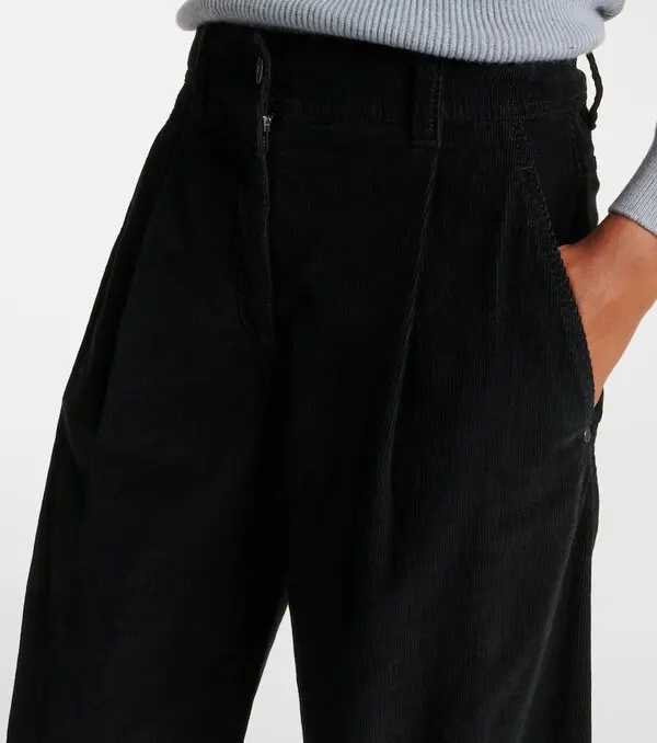 Brunello Cucinelli Cotton-blend Velvet Pants