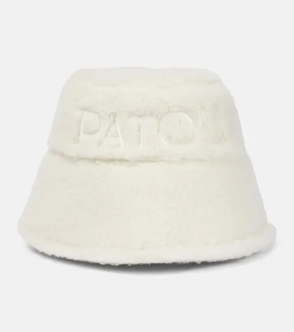 PATOU Logo Bucket Hat - White