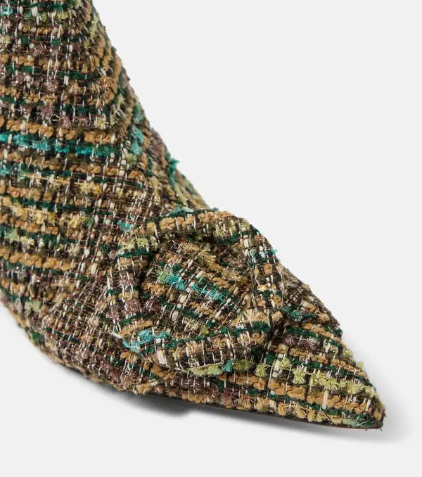 GIANVITO ROSSI 55 Boucle Pointed Toe Ankle Boots