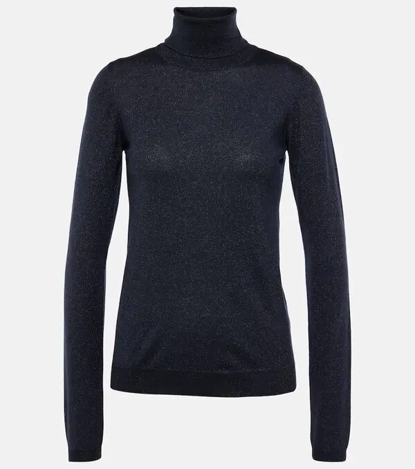 Brunello Cucinelli Turtleneck Cashmere-blend Top