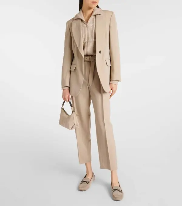 Brunello Cucinelli Wool-blend Blazer