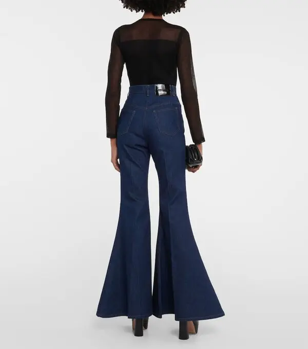 Nina Ricci High-rise Flared Jeans
