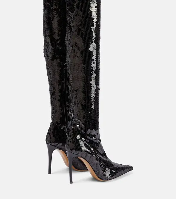 Alexandre Vauthier Elixir Sequined Over-the-knee Boots