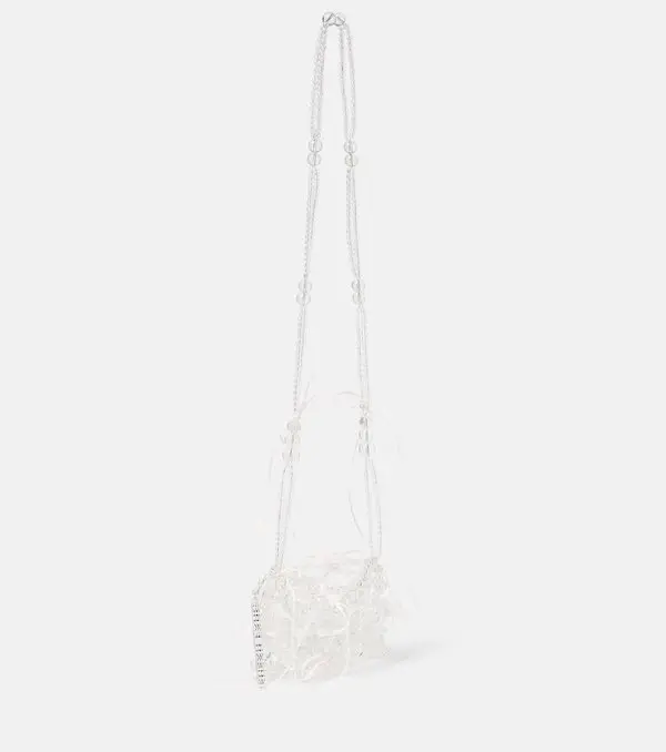 SUSAN FANG Beaded Shoulder Bag With Bow Detail