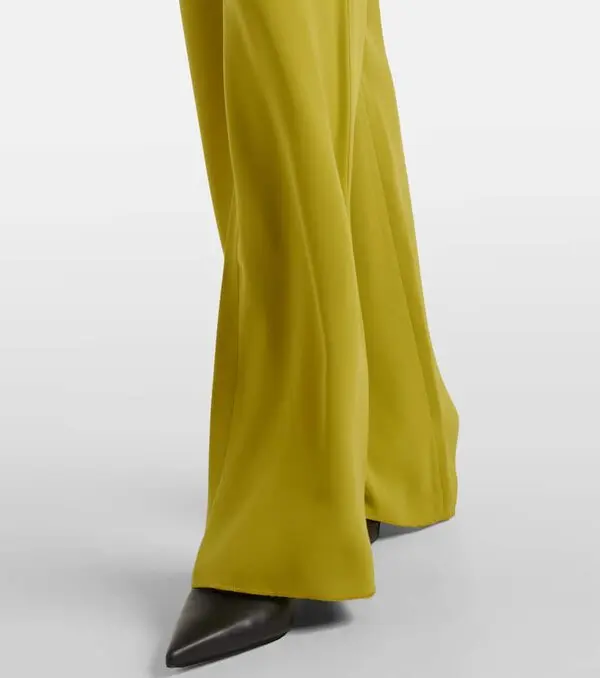 Max Mara Medusa High-rise Straight Leg Trousers - Green