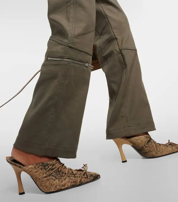 DION LEE Mid-rise Cargo Pants