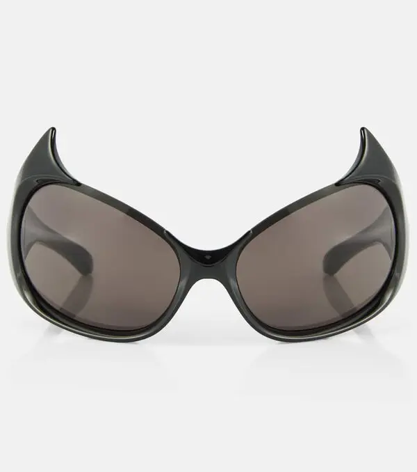Balenciaga Gotham Cat Eye Sunglasses - Black