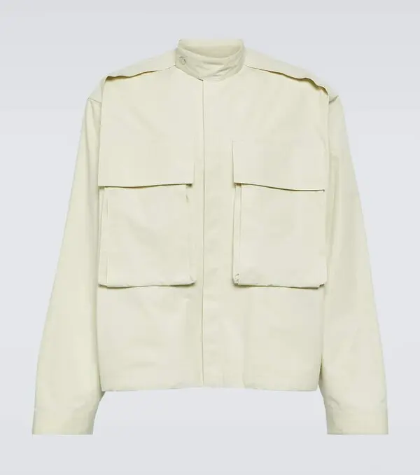 JIL SANDER Oversized Cotton Jacket