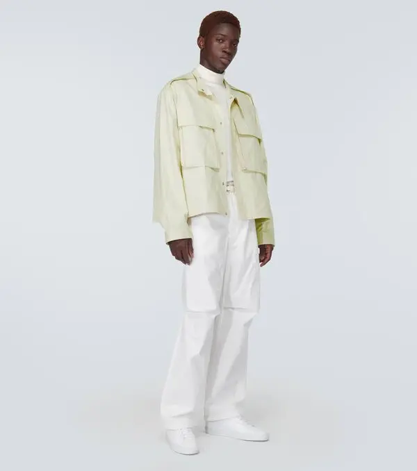 JIL SANDER Oversized Cotton Jacket