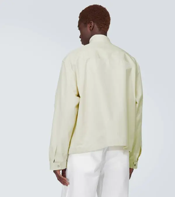 JIL SANDER Oversized Cotton Jacket