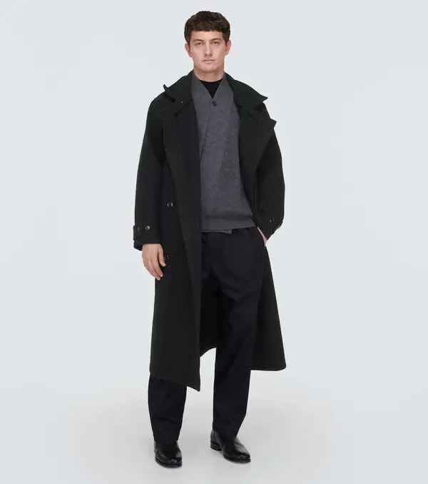 LEMAIRE Double-sided Wool Coat