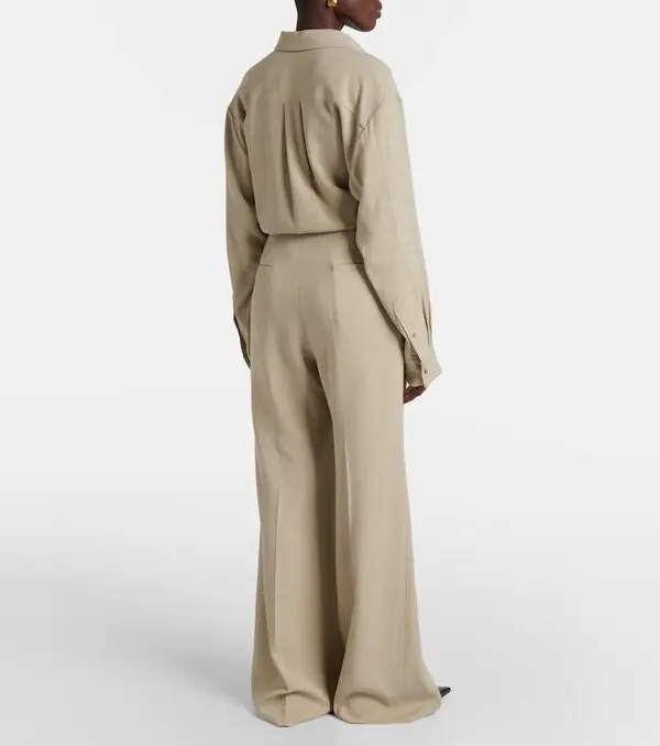 Tove Auden High-rise Wide-leg Trousers