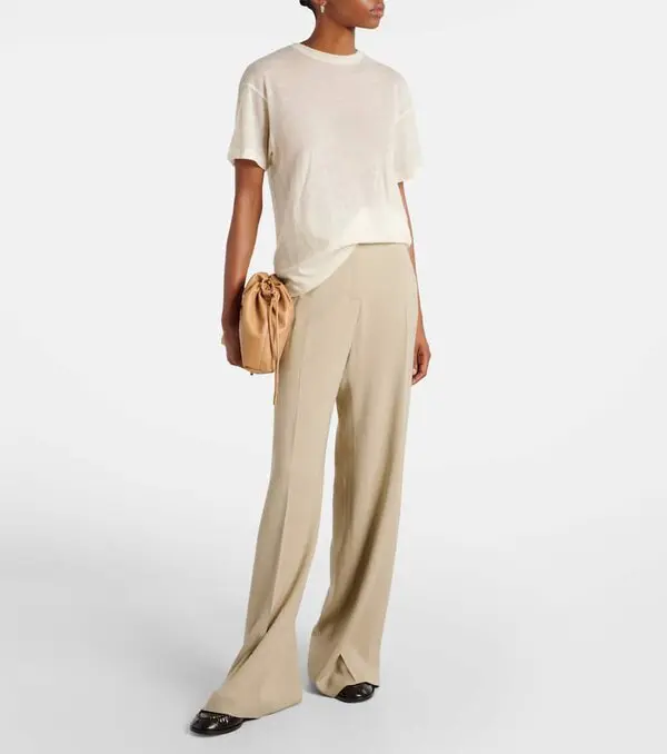 Tove Auden High-rise Wide-leg Trousers