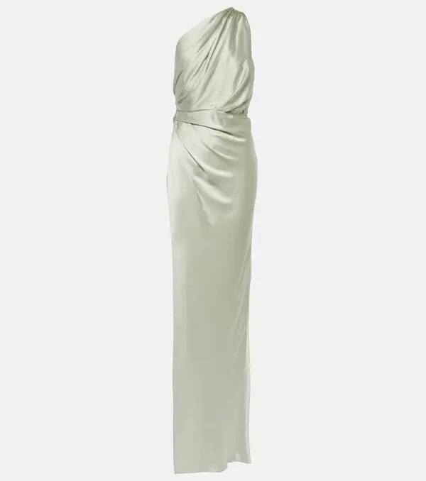 THE SEI Draped One-shoulder Gown