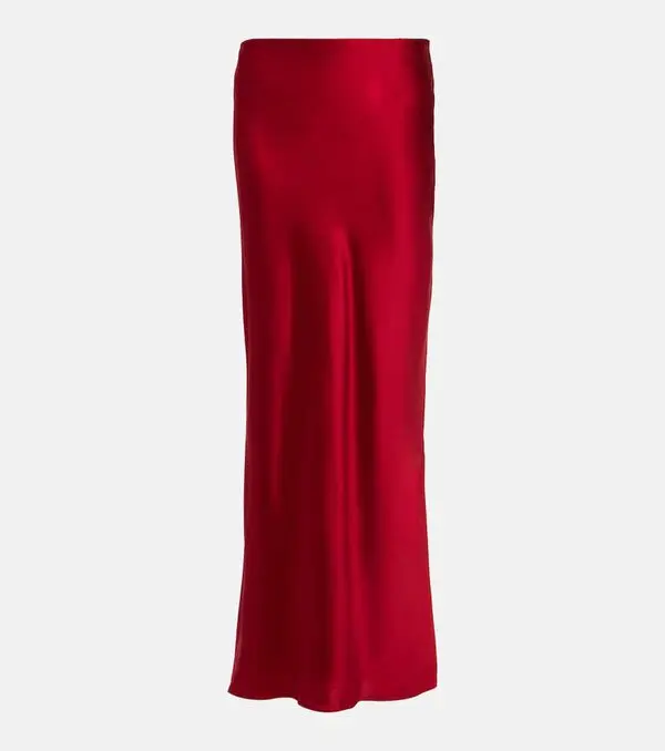 THE SEI Silk Satin Maxi Skirt