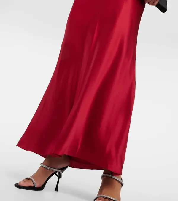 THE SEI Silk Satin Maxi Skirt