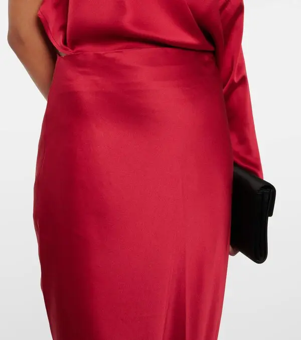 THE SEI Silk Satin Maxi Skirt