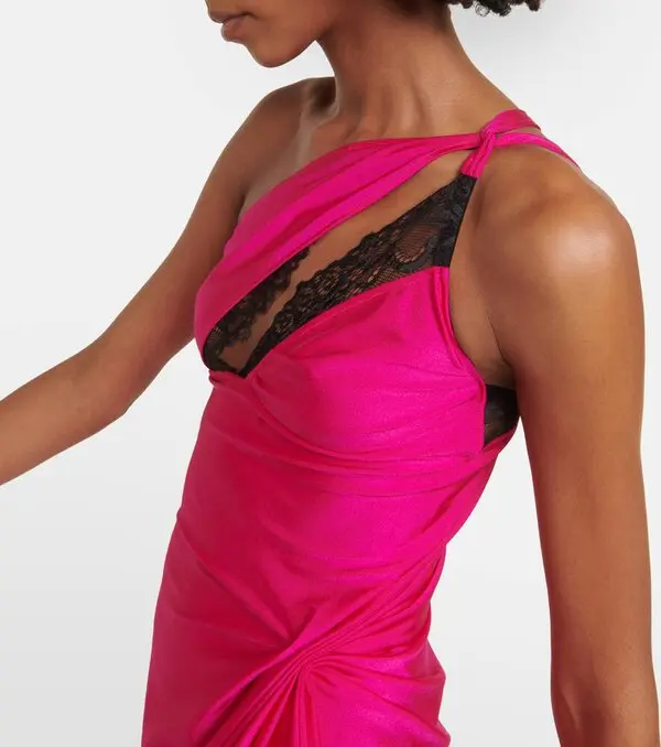 Coperni Asymmetric One-shoulder Minidress