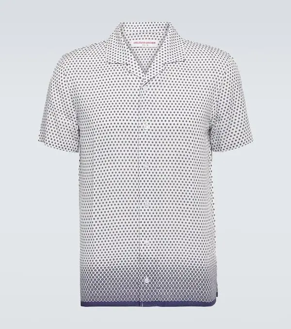 Orlebar Brown Hibbert Floral Bowling Shirt