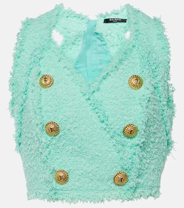 Balmain Tweed Top