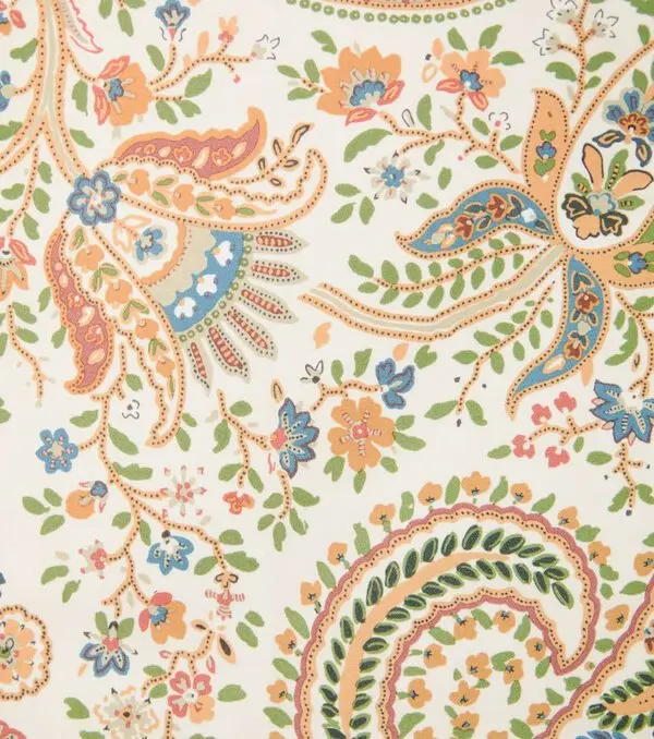 Etro Embroidered Cotton Cushion
