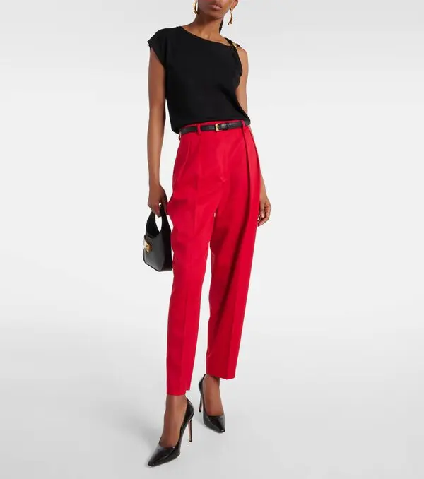 Altuzarra Emmett Wool Tapered Trousers