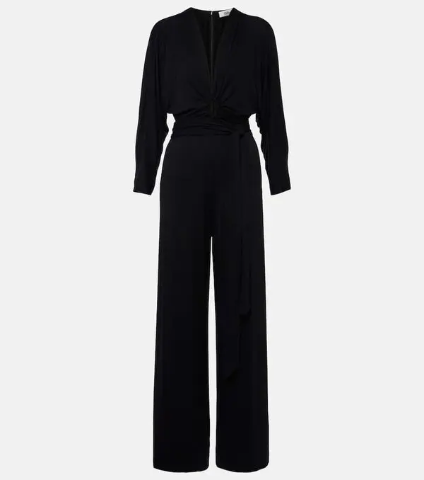 Diane Von Furstenberg Aurelia Jersey Jumpsuit - Black