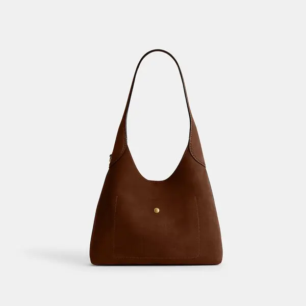 COACH Brooklyn Shoulder Bag - Brass/warm Brown