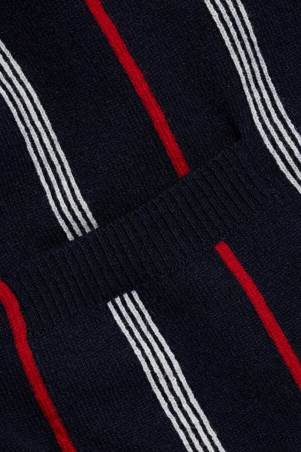 Thom Browne Striped Cashmere Cardigan